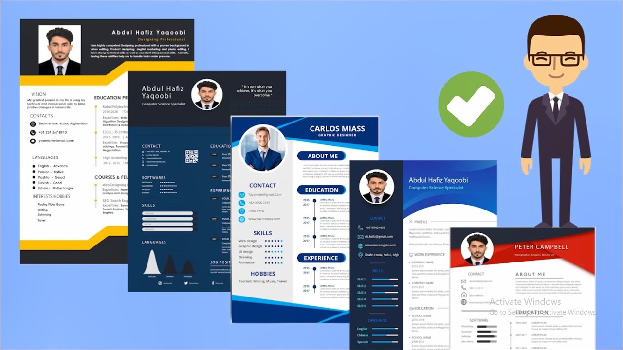 Building Professional CV with Keys of Shortlisting آماده سازی سی وی های ...