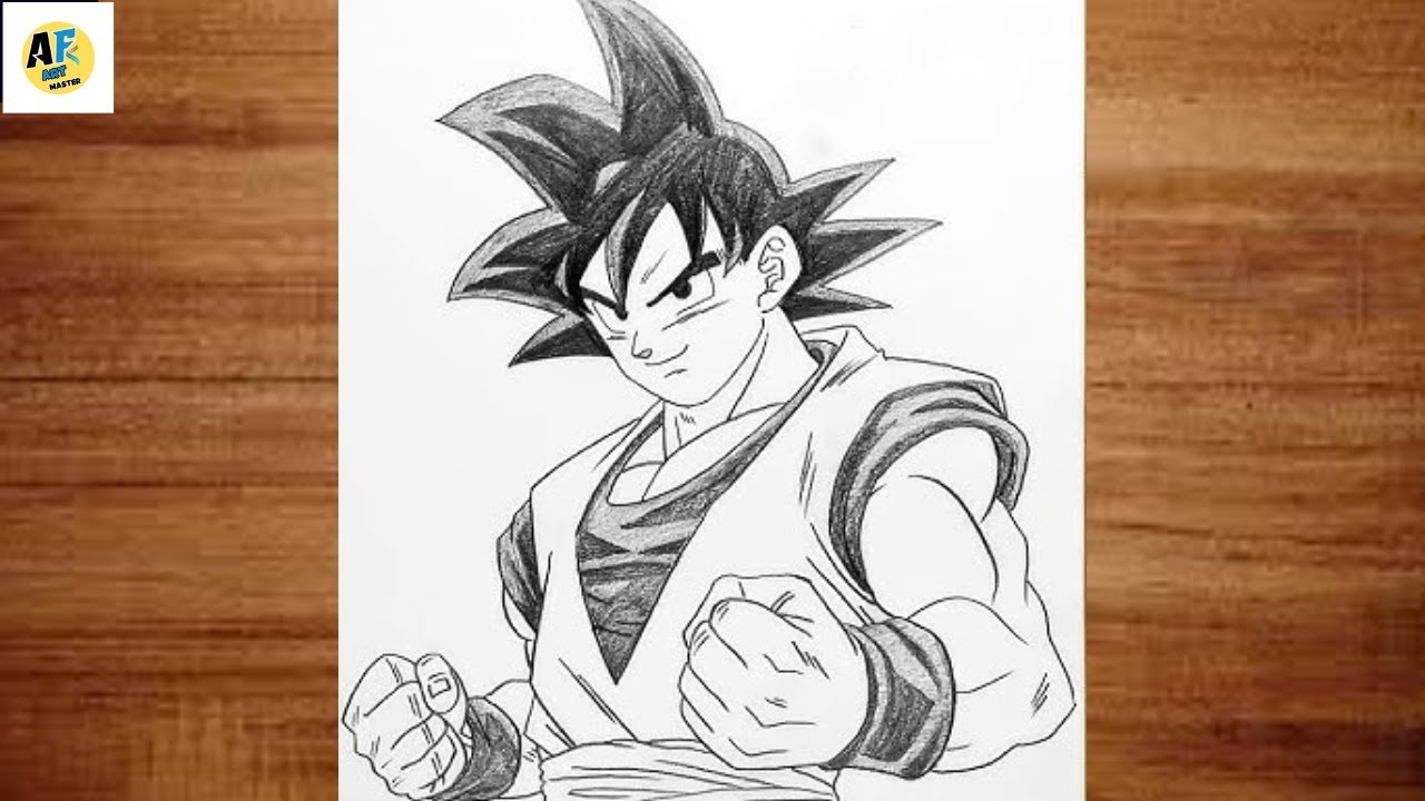 How to Draw Goku SSJ4 | Super Saiyan 4 Goku Drawing | Dragonball ...