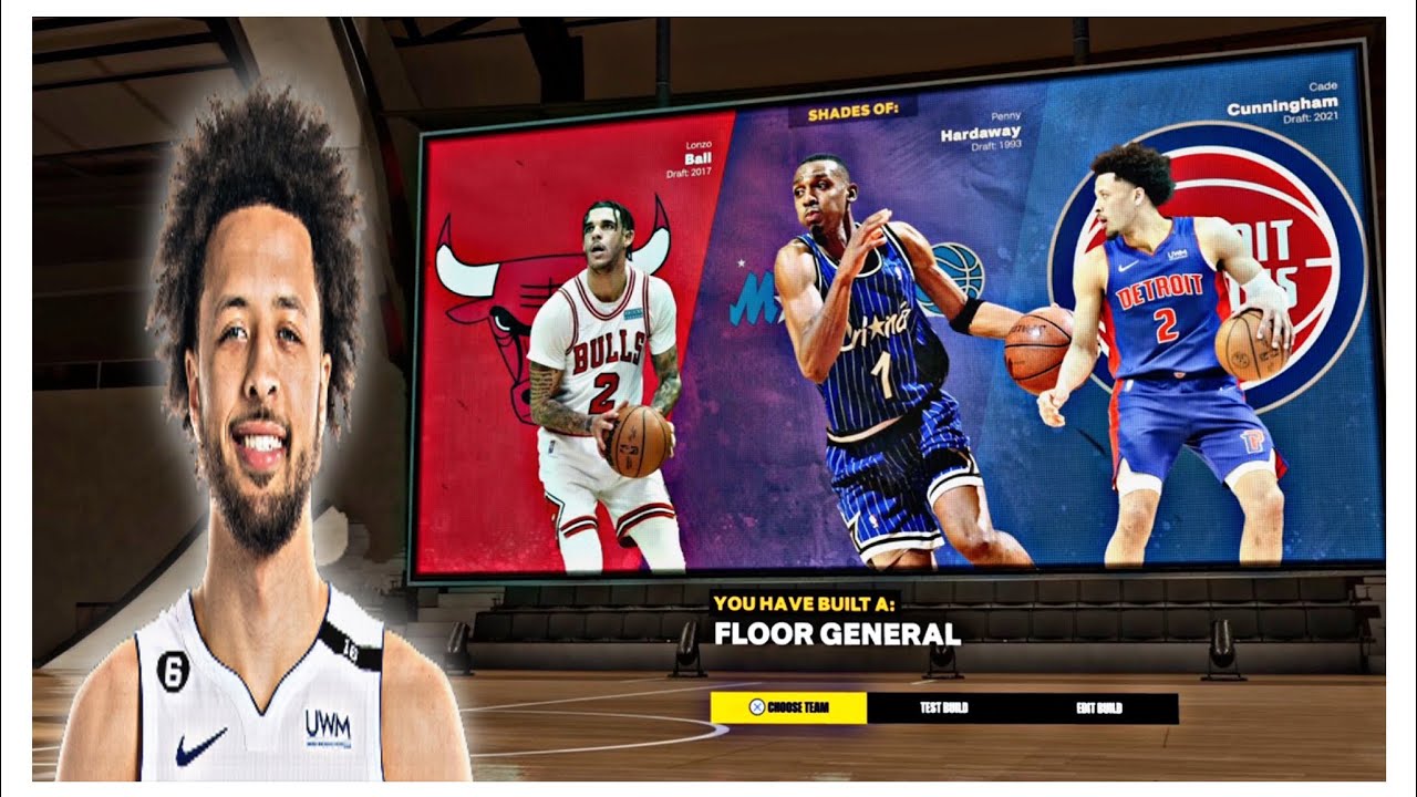 THIS GOLD ANCHOR FLOOR GENERAL BUILD NBA 2K23 NEXT GEN IS CRAZY (6'9 PG ...