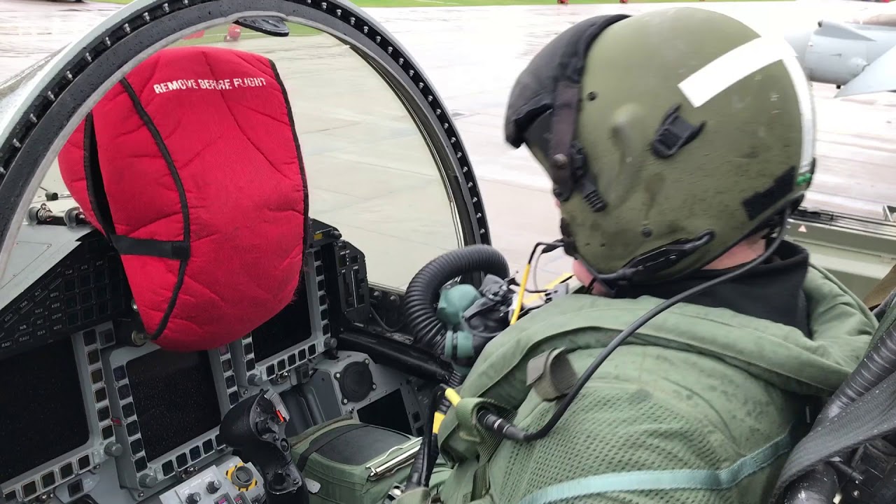 RAF Typhoon training cockpit - YouTube