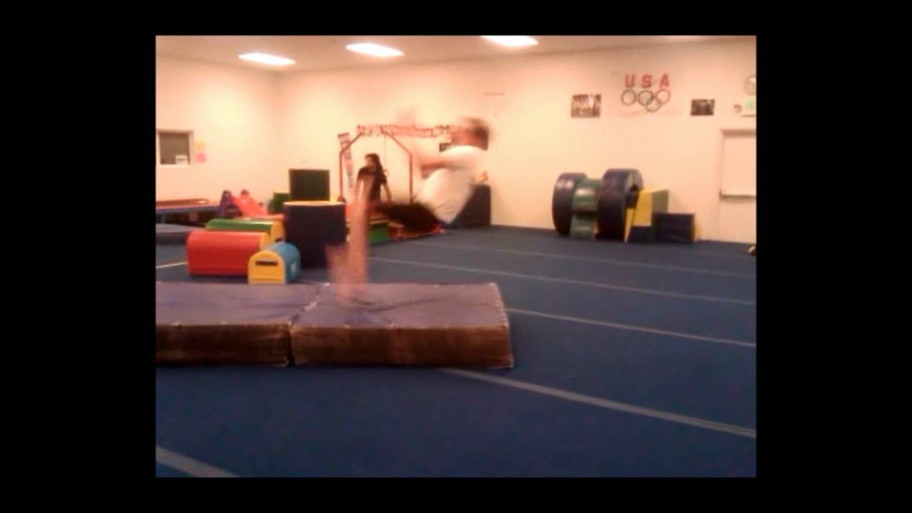 Punch Front (Front Flip) on Floor - YouTube