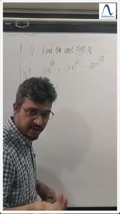 Find the Unit Digit | Number System Simplified | Abhimanu IAS #upsc #trending - YouTube