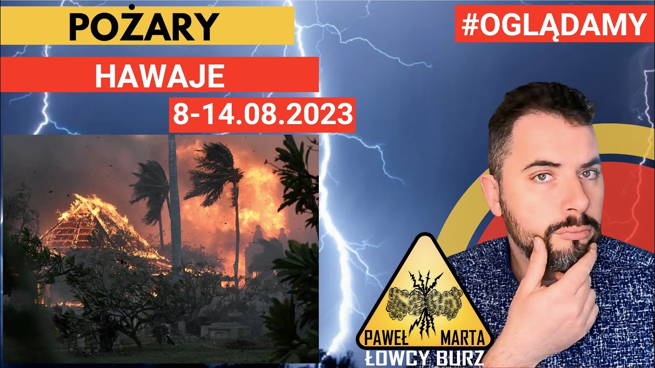 Pożary na Hawajach. Pożar Lahainy. 08-14.2023 #maui #lahaina #oglądamy ...