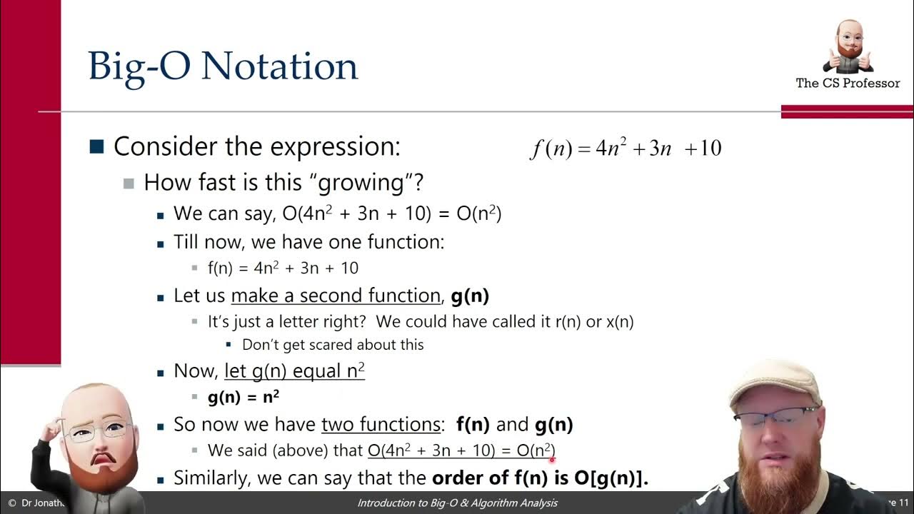 Introduction to Big-O & Algorithm Analysis - YouTube