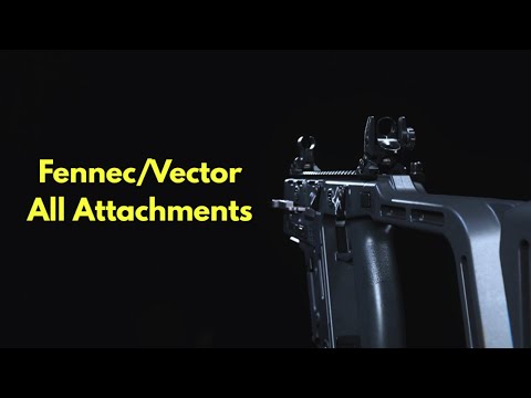 KRISS VECTOR / FENNEC - all attachments showcase. Season 4 new gun in ...