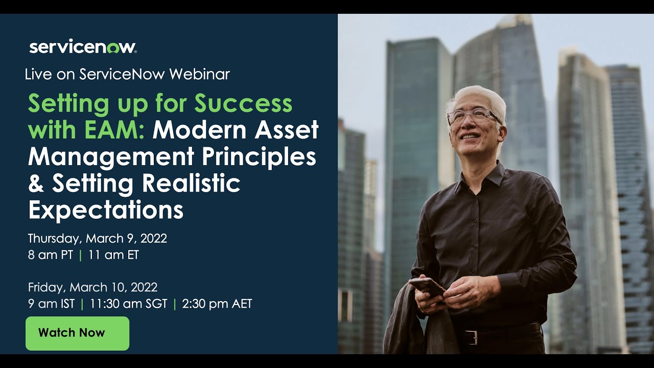 Setting up for Success with EAM: Modern Asset Management Principles ...
