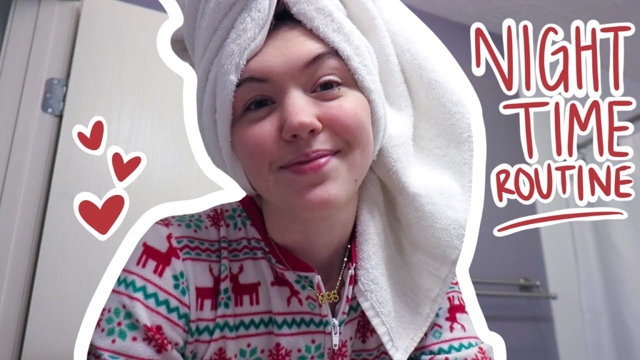 MY WINTER NIGHTTIME ROUTINE || vlogmas day 19 - YouTube