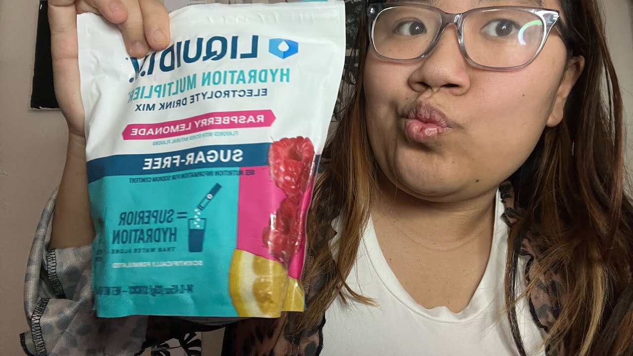 New liquid iv raspberry lemonade sugar free - YouTube