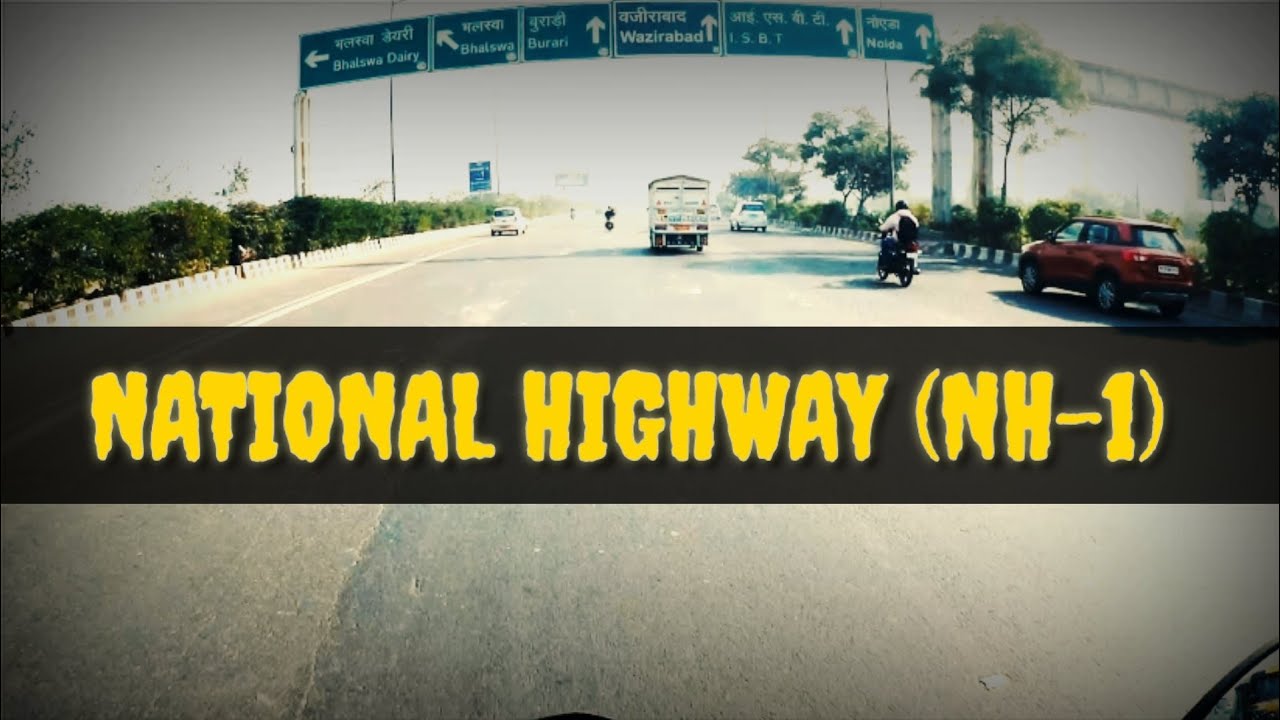 Longest Highway India 🛣️ ( NH 1) #motovlog #nationalhighway-1 # ...