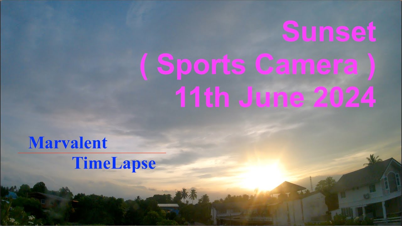 TimeLapse of a Sunset starting from storm clouds - YouTube