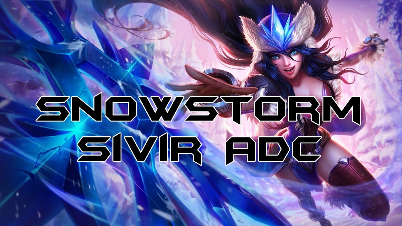 League of Legends Snowstorm Sivir ADC Full Gameplay Games with Friends ...