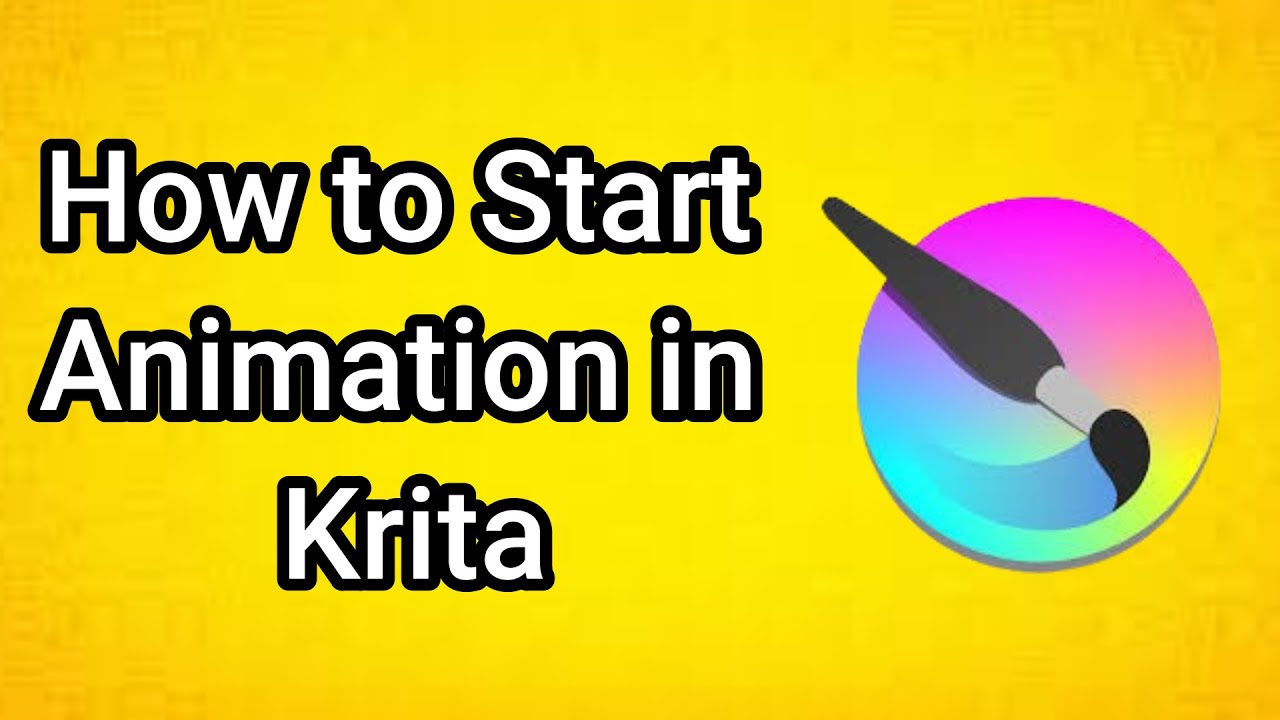 How to Start Animation in Krita - YouTube