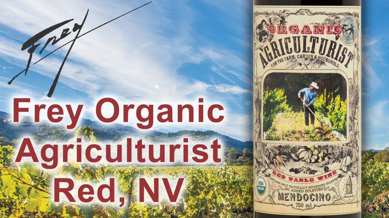 Frey Organic Agriculturist Red, NV Tasting Notes - YouTube