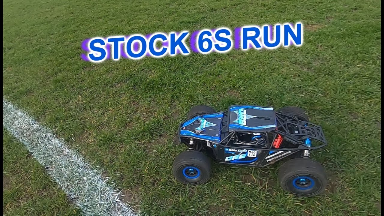 FTX DR8 Stock Grass run 6s lipo - YouTube