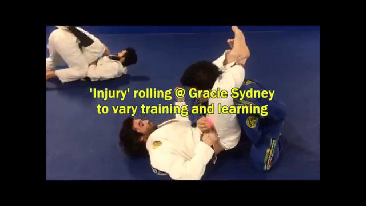 Injury Rolling in Brazilian Jiu Jitsu - YouTube