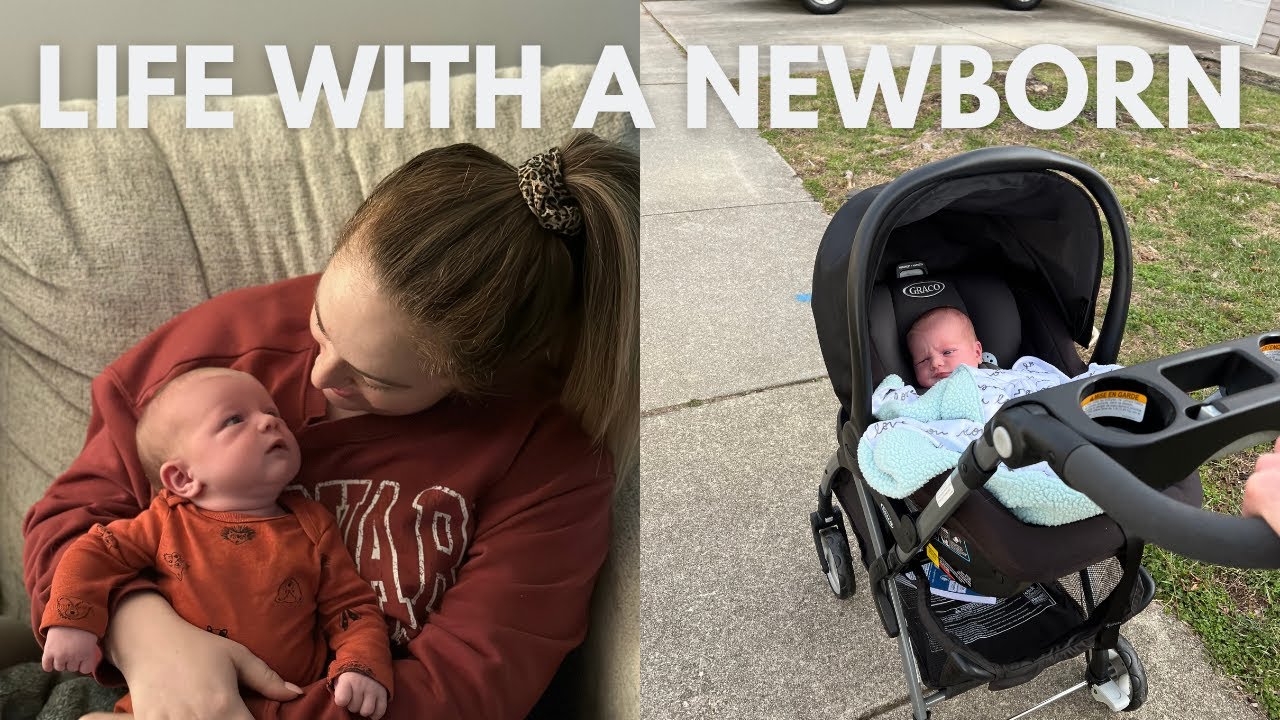 VLOG // Few Days in Our Life With a Newborn // Week 3 with Ivy! - YouTube