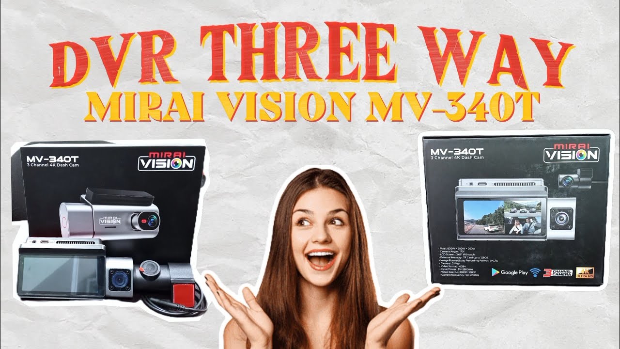 UNBOXING MIRAI VISION MV-340T PUNYA 3 KAMERA? - YouTube