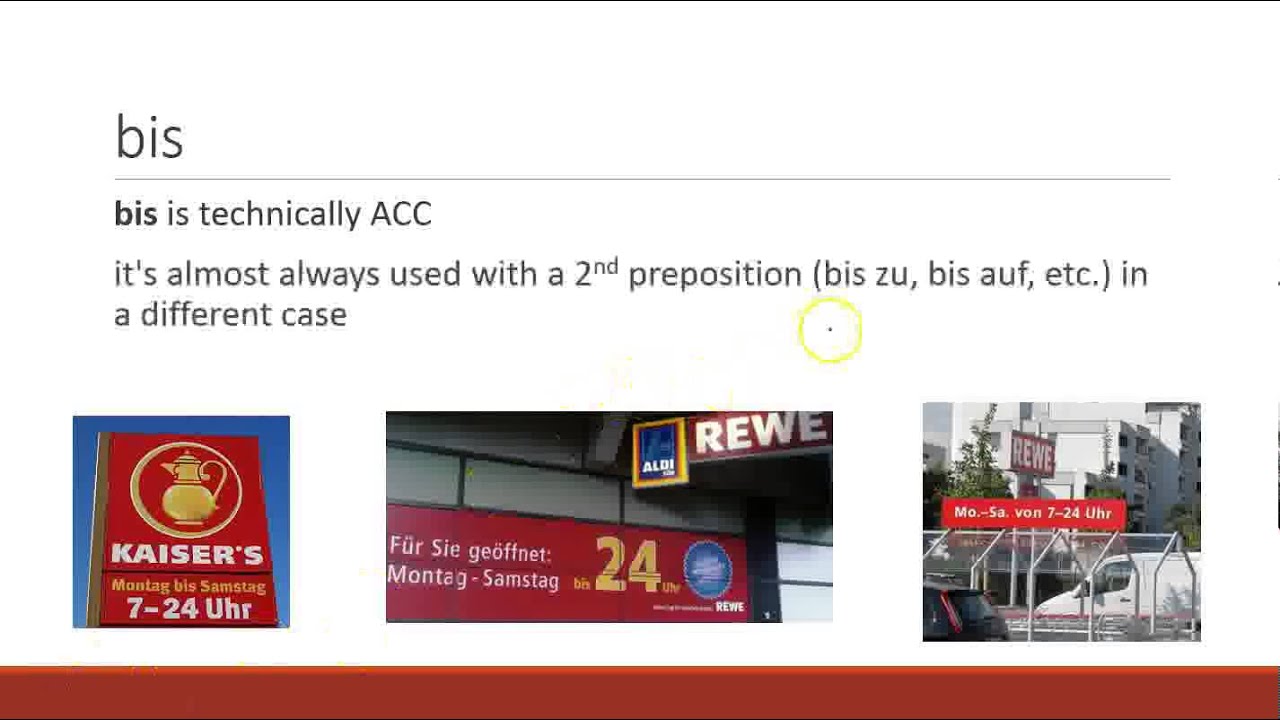 German Grammar: Accusative Prepositions - YouTube