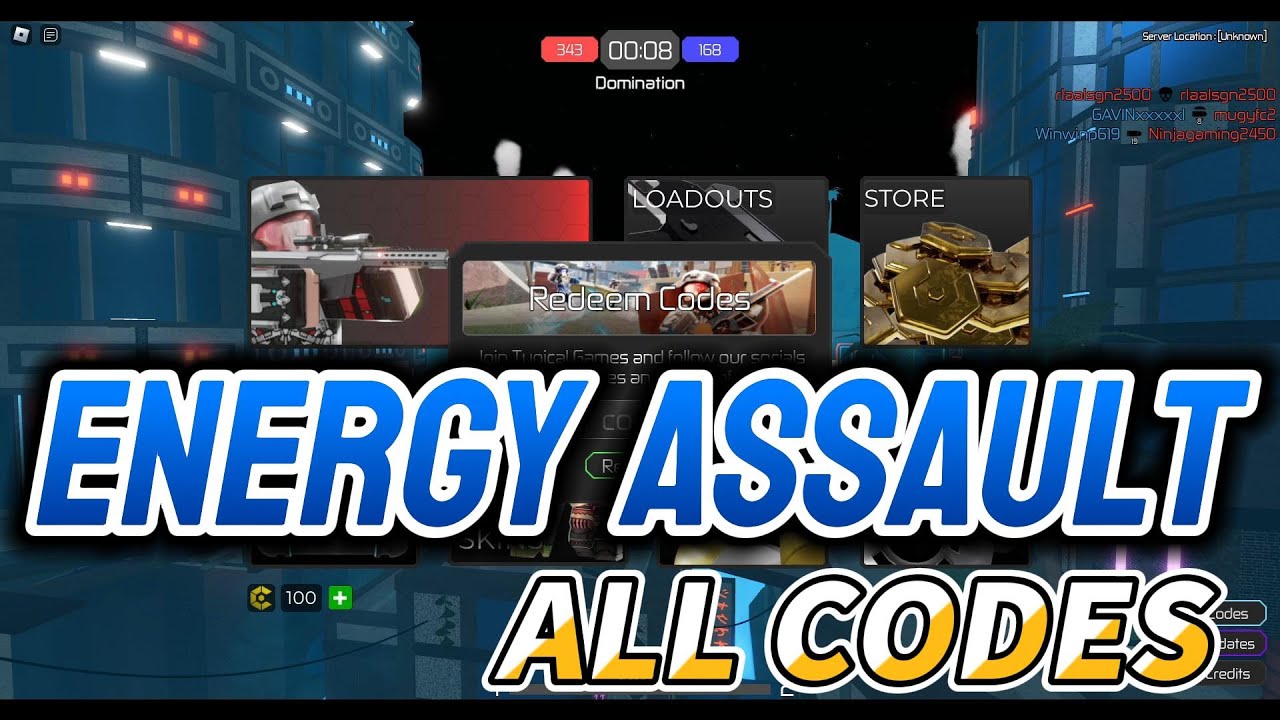 New Energy Assault Codes for July 2024 - YouTube