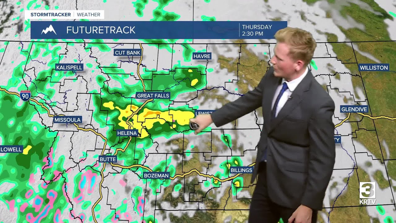 More rain on Thursday with a fall-like feel - YouTube