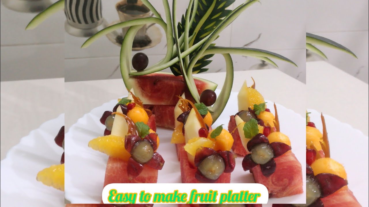 Mix fruit platter#Chef Raj kumar - YouTube