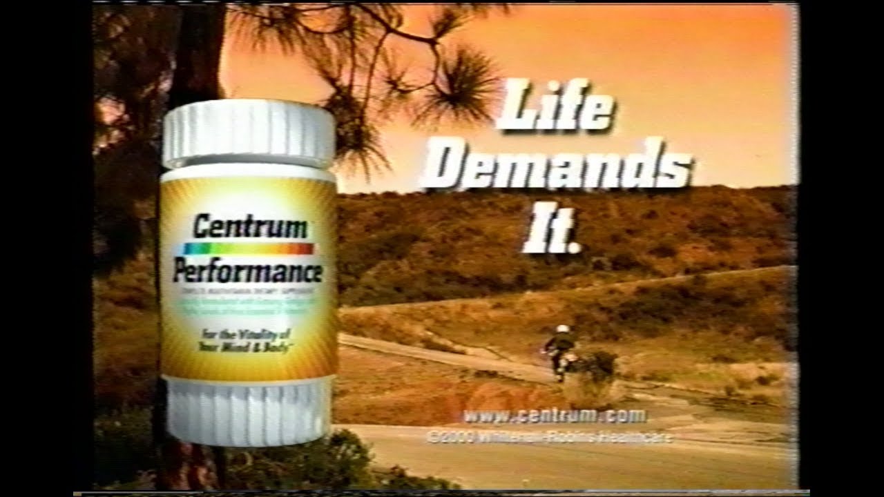Centrum Performance Commercial from 2000 - YouTube