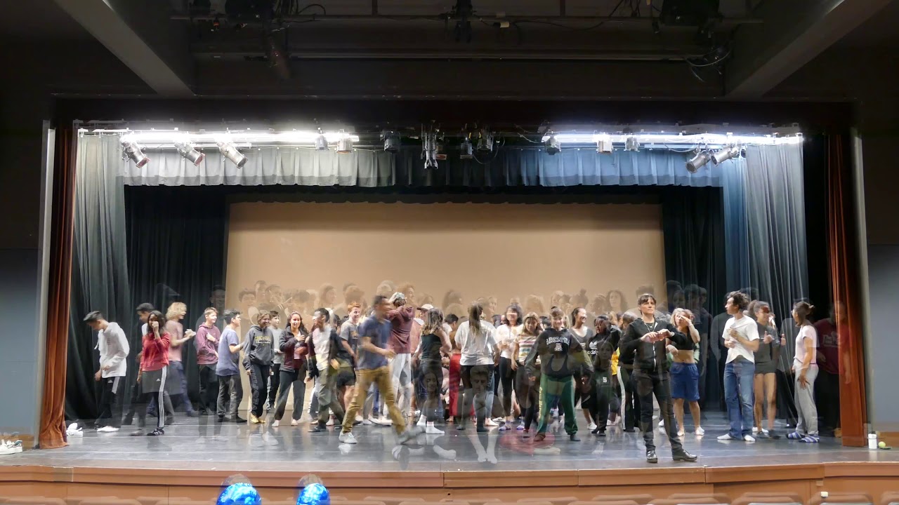 17-18 Spring Dance Concert Preshow Ritual - YouTube