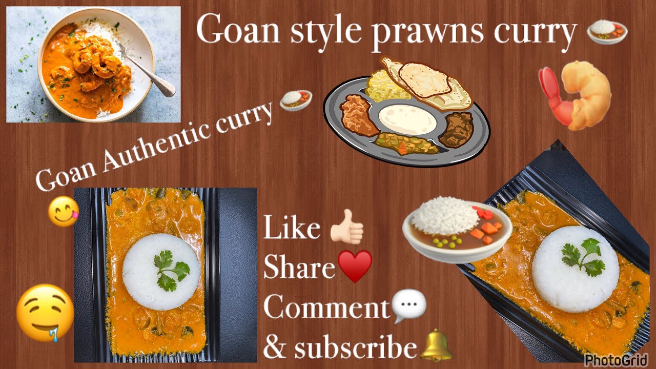 Goan style prawns curry 🍛/Authentic goan curry🤤/fish curry🍤/easy recipe ...