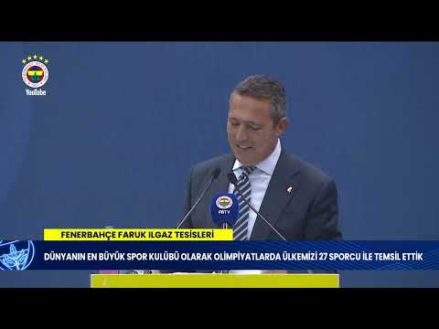 Başkanımız Ali Y. Koç'un olimpiyat sporcularına verdiğimiz yemekte yaptığı konuşma