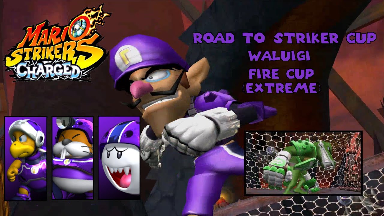 Fire Waluigi