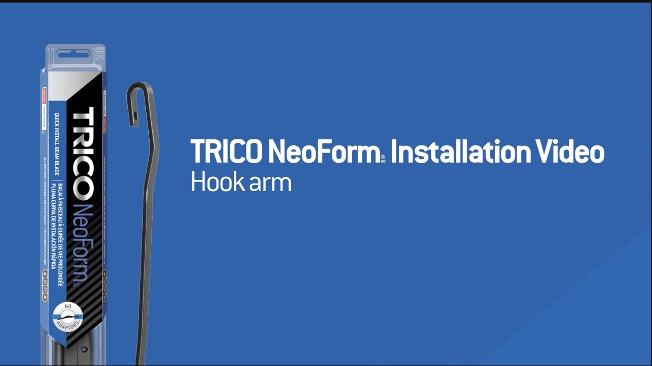 TRICO NeoForm® Installation - Hook Arm - YouTube
