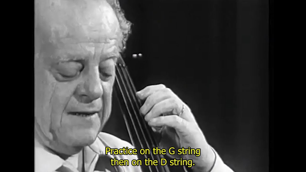 Andre Navarra - My Cello Technique Part 2 (new English subtitles): Bow ...