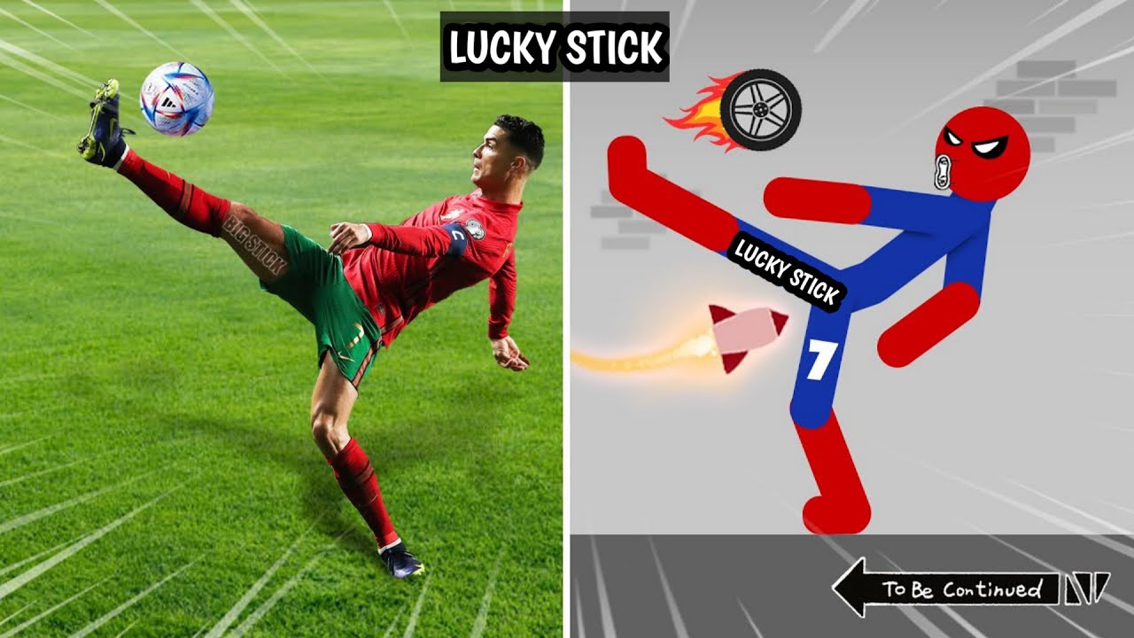 Cristiano Ronaldo vs Stickman | Stickman Dismounting funny and epic ...