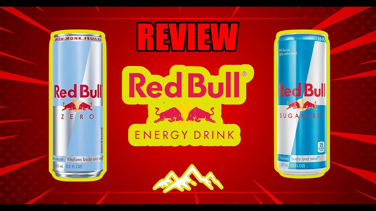 RedBull Zero with Monk Fruit vs RedBull Sugar Free Original - YouTube
