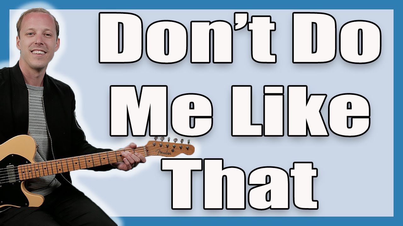 Don't Do Me Like That Guitar Lesson (Tom Petty) - YouTube