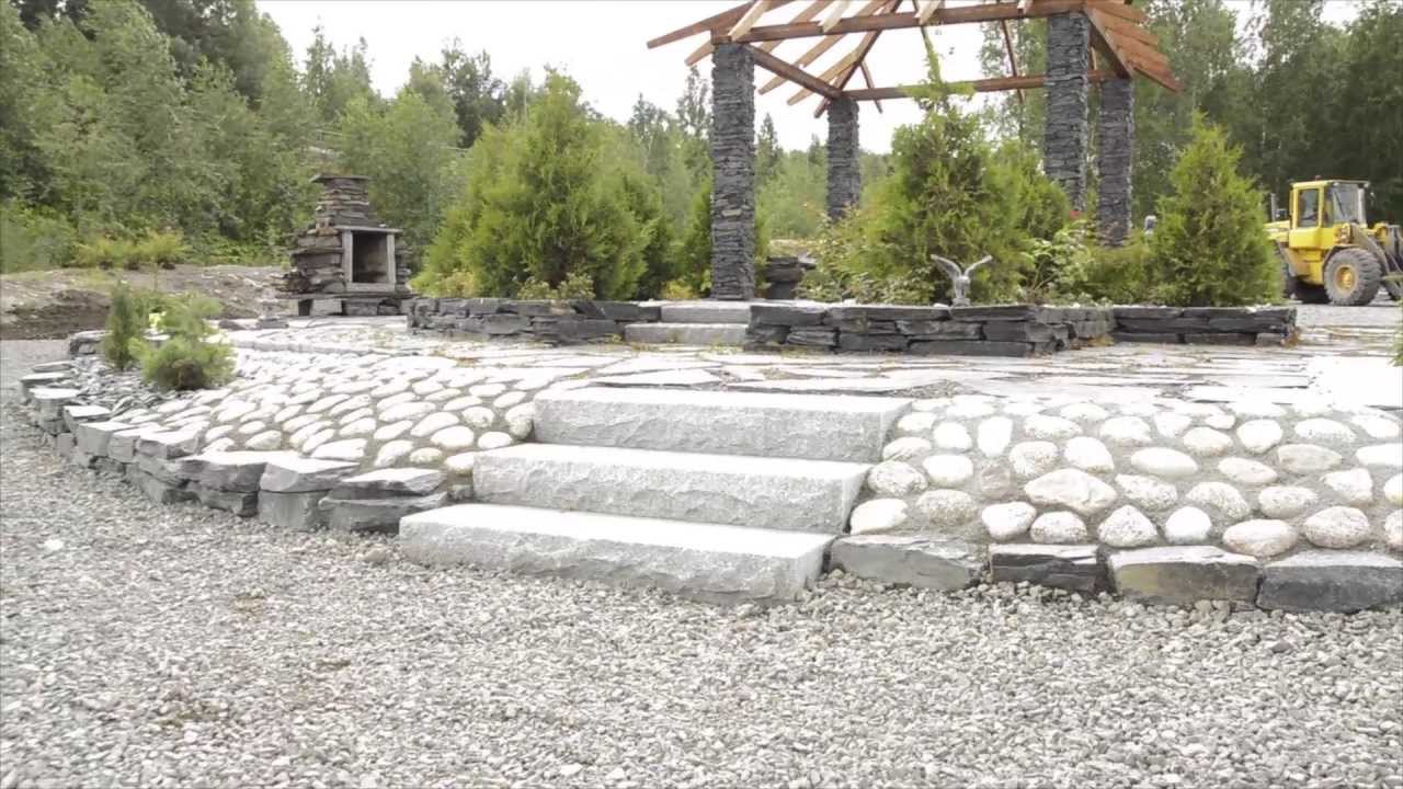 Graniittiportaat - kiviportaat - YouTube