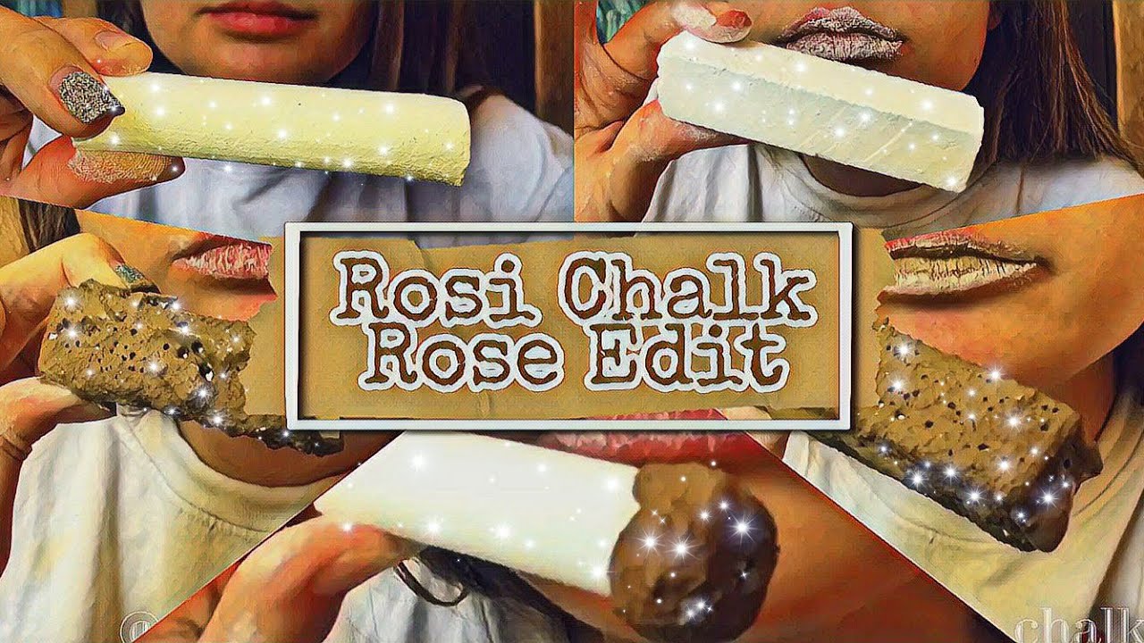 CHALK STICKS/SAWN WITH PASTE (ROSI CHALK), ASMR EDIT// PT 5 - YouTube