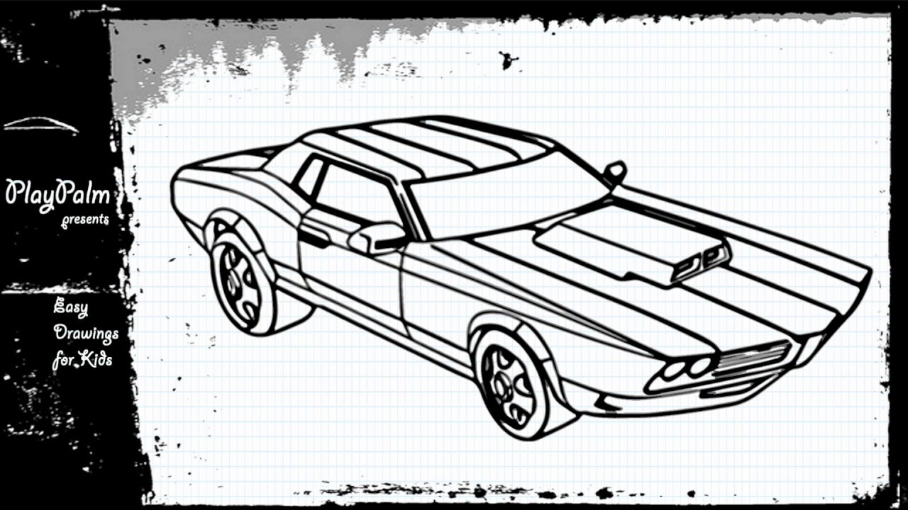 How to draw the car of Ben 10 - YouTube