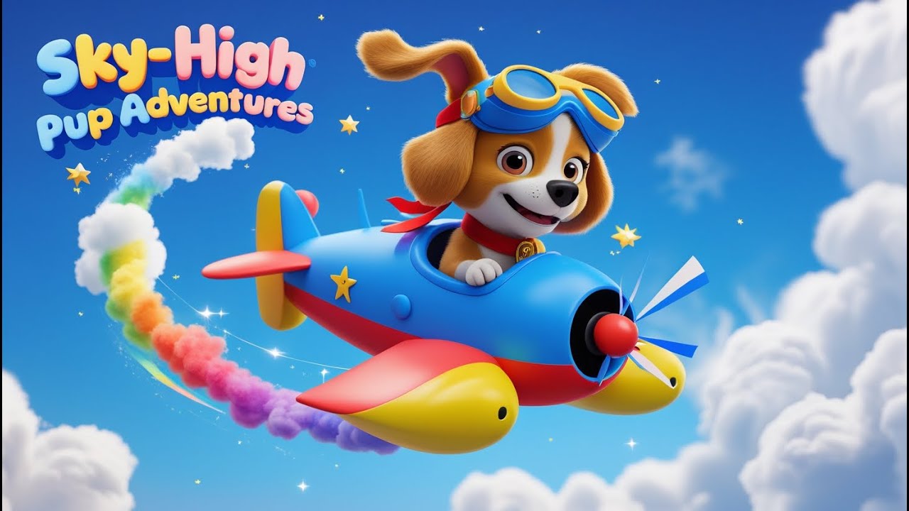 Sky-High Pup Adventures" – A Fun & Catchy Kids' Song About a Flying Dog ...