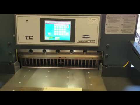 2017 Challenge Champion 305 TC Paper Cutter - YouTube