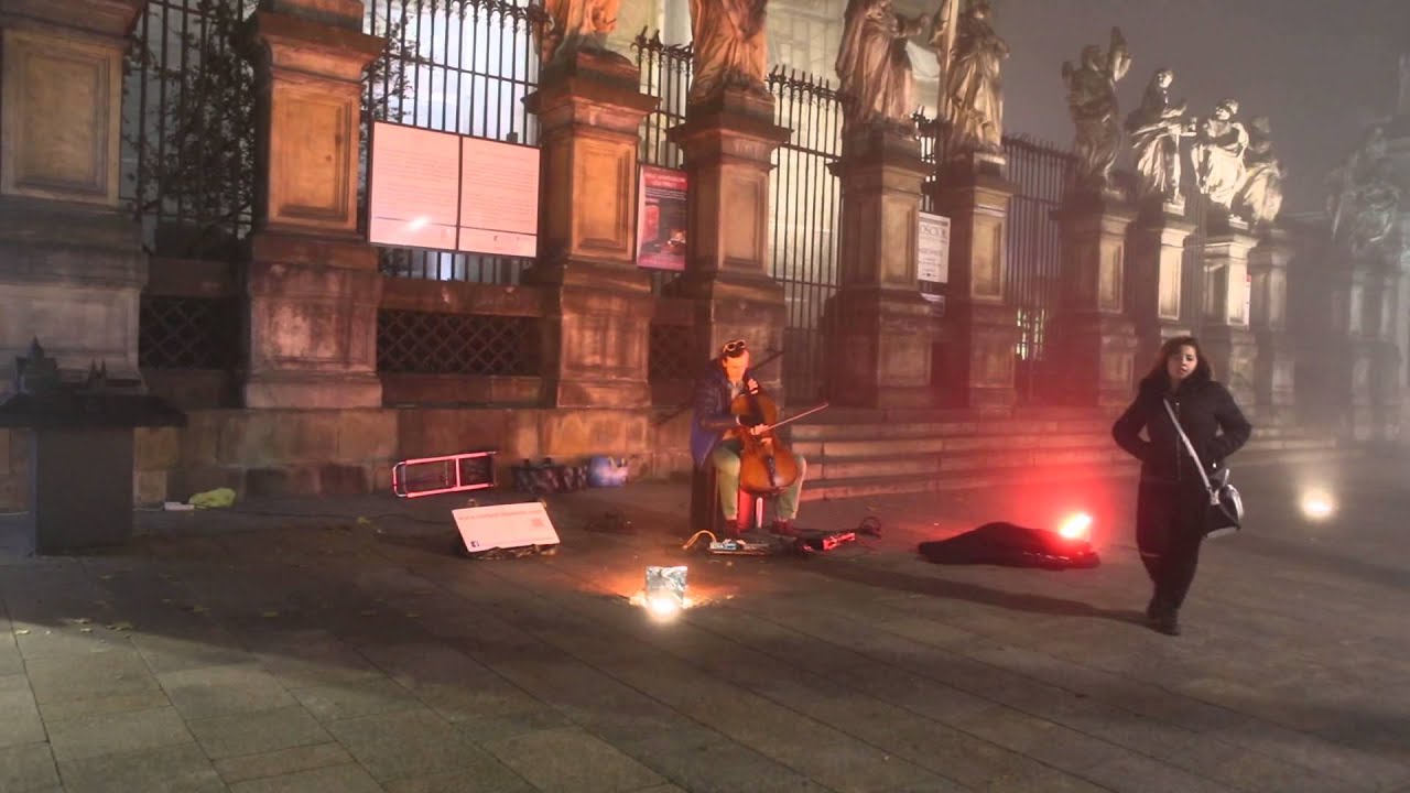 Andy Grabowski #1 - amazing street performance in Krakow, Poland - YouTube