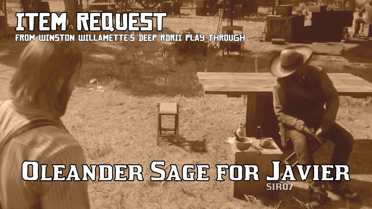 Oleander Sage for Javier - Item Request [RDRII] - YouTube