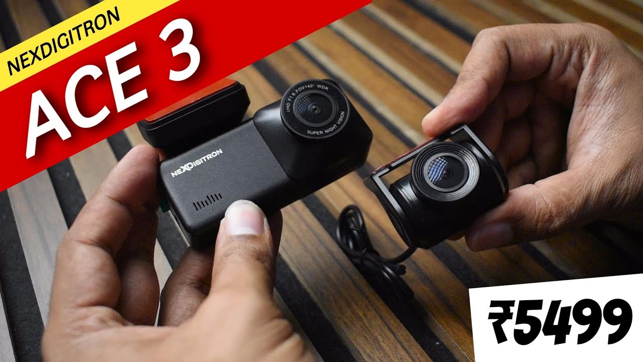 Nexdigitron ACE 3 Dashcam REVIEW | Unboxing, App Settings, Number Plate ...