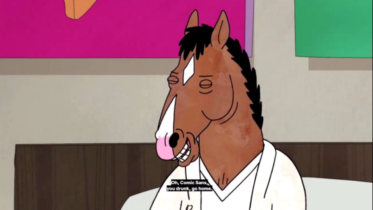 Bojacks Spongebob Essay moment French dub) - YouTube