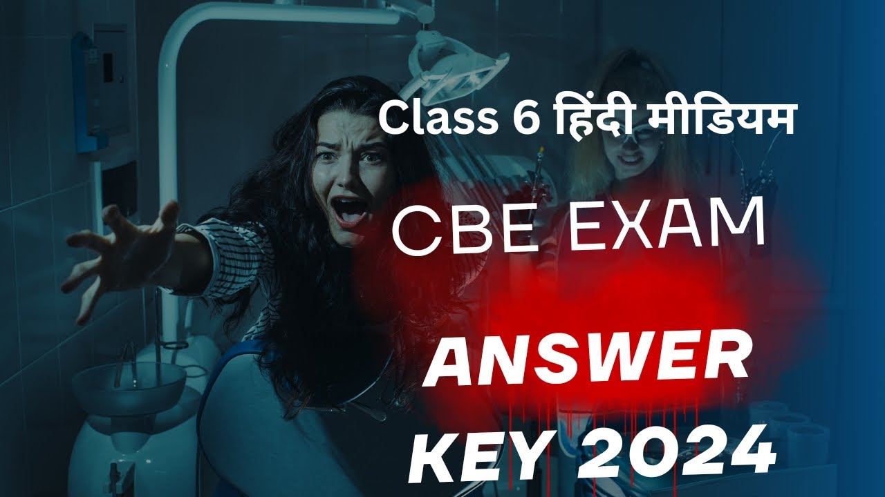 CBE exam 2024 answer key class 6 - YouTube