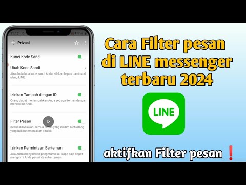 cara Filter pesan di Line messenger terbaru 2024 - YouTube