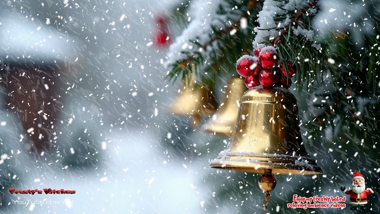 Christmas Bells In The Snow - Relaxing Ambience - YouTube
