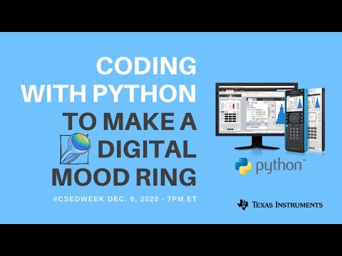 #CSEdWeek - Coding with Python to Make a Digital Mood Ring - YouTube