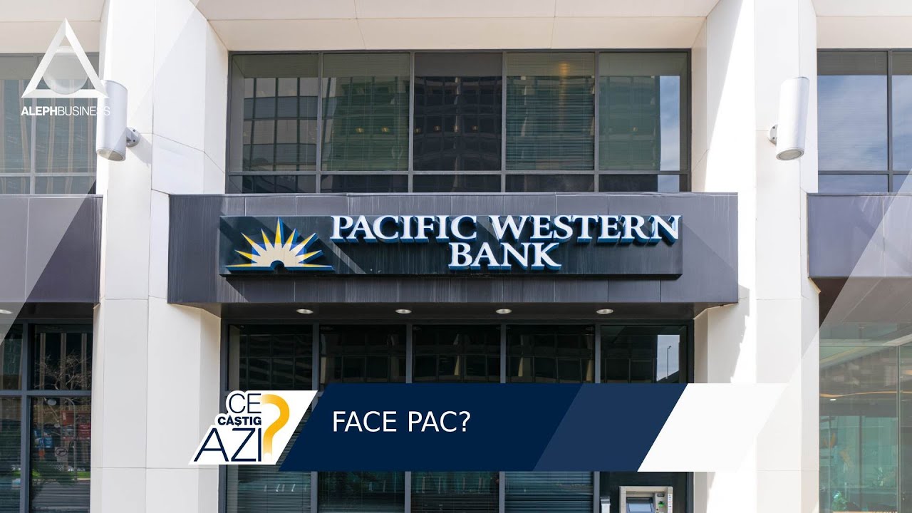 Acțiunile PacWest Bank au scăzut cu peste 50% - YouTube