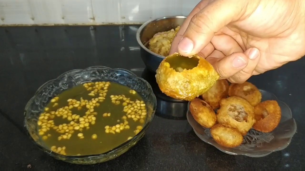golgappe , panipuri , original golgappe recipe , how to make a crispy ...